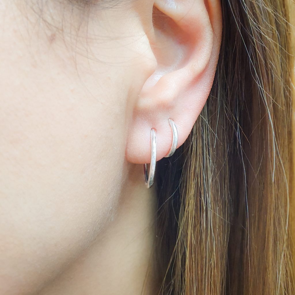 Clip On Hoop Earrings - Moonli Designs